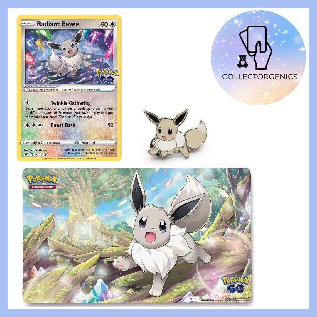 Pokemon TCG: Pokemon Go Premium Collection Box Radiant Eevee, Hobbies ...