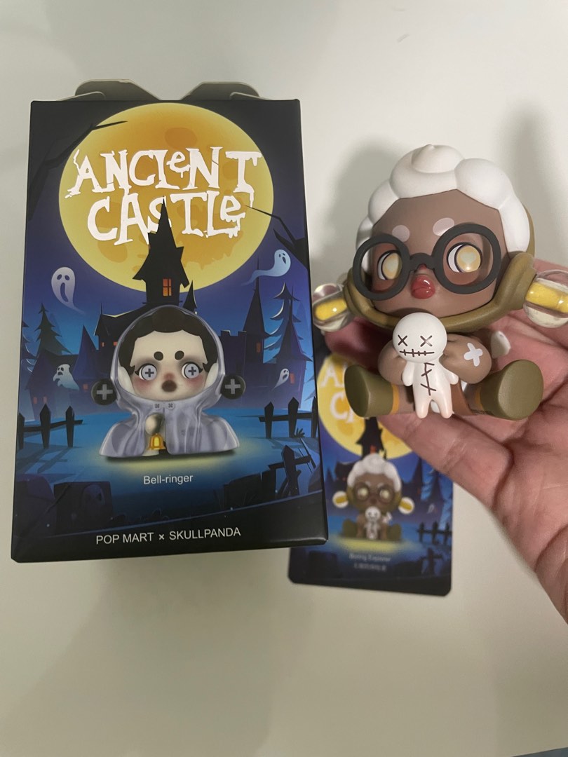 Popmart skullpanda ancient castle’s boring explorer, Hobbies & Toys ...