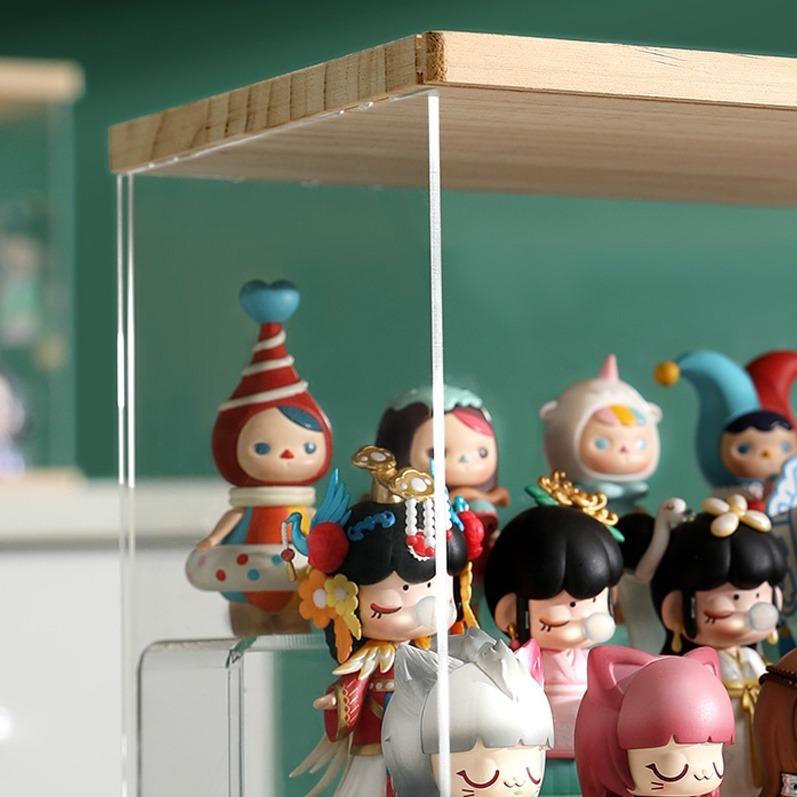 Premium Acrylic Display Case With Led Light Blind Box Storage ...