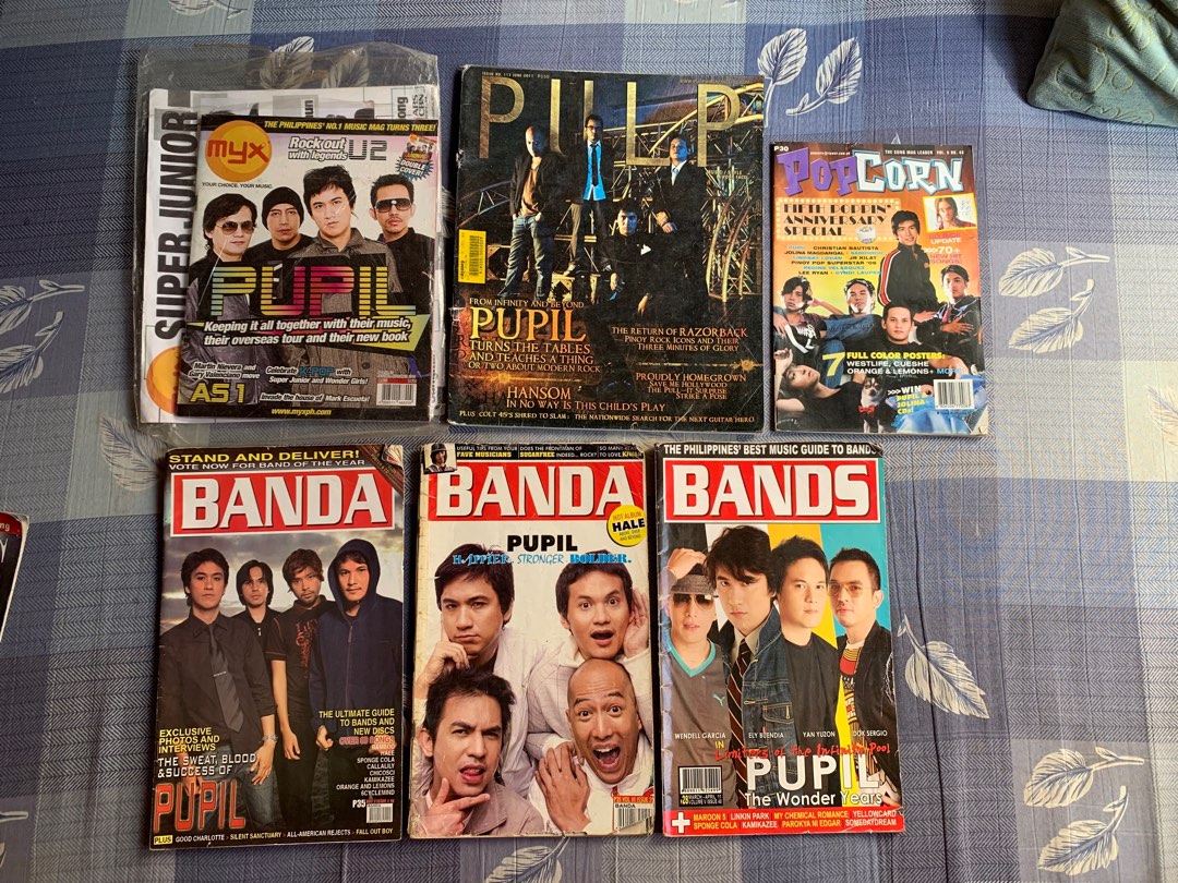 Pupil featuring Ely Buendia of the Eraserheads on magazine covers ...