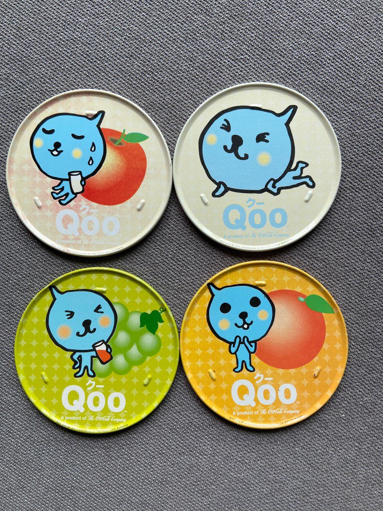 Qoo, Coca Cola, coke , drinks coasters., Hobbies & Toys, Memorabilia & Collectibles, Fan ...