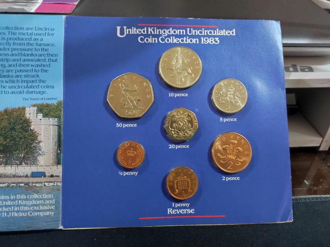 QUEEN ELIZABETH II - ROYAL MINT UNCIRCULATED COIN COLLECTION 1983 ...