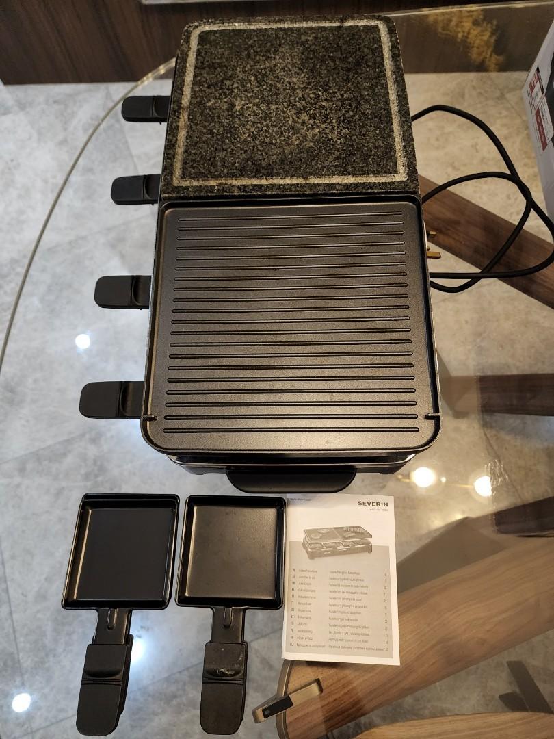 Raclette grill with natural hot cooking stone, TV & Home Appliances ...