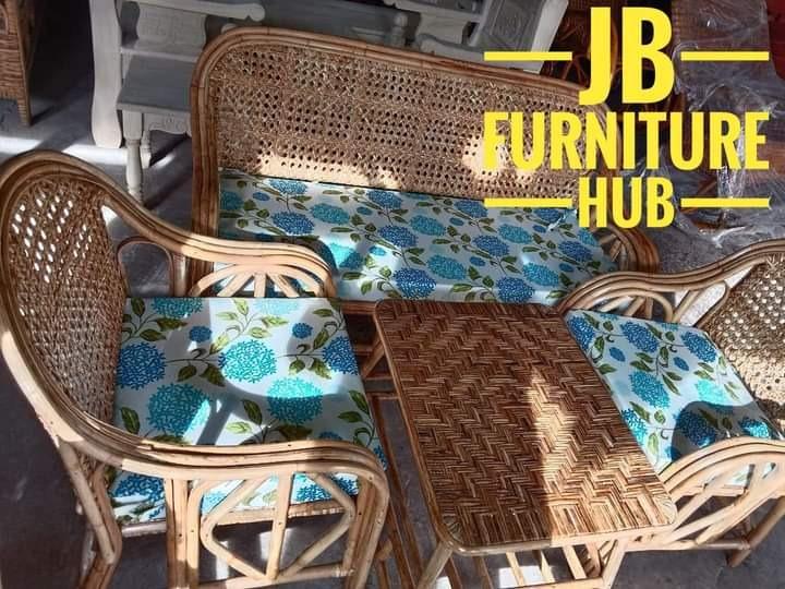 RATTAN SALA SET, Furniture & Home Living, Furniture, Sofas on Carousell