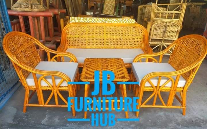 RATTAN SALA SET, Furniture & Home Living, Furniture, Sofas on Carousell