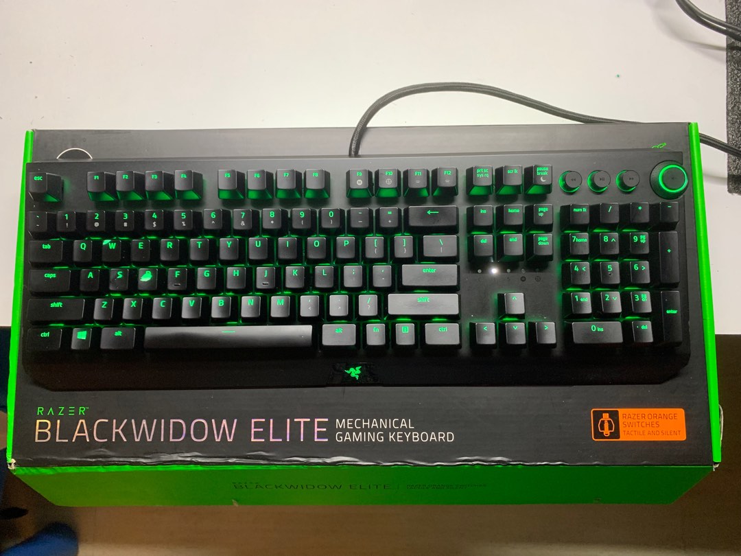 Razer Blackwidow Elite Keyboard + Deathadder Elite Mouse, Computers ...