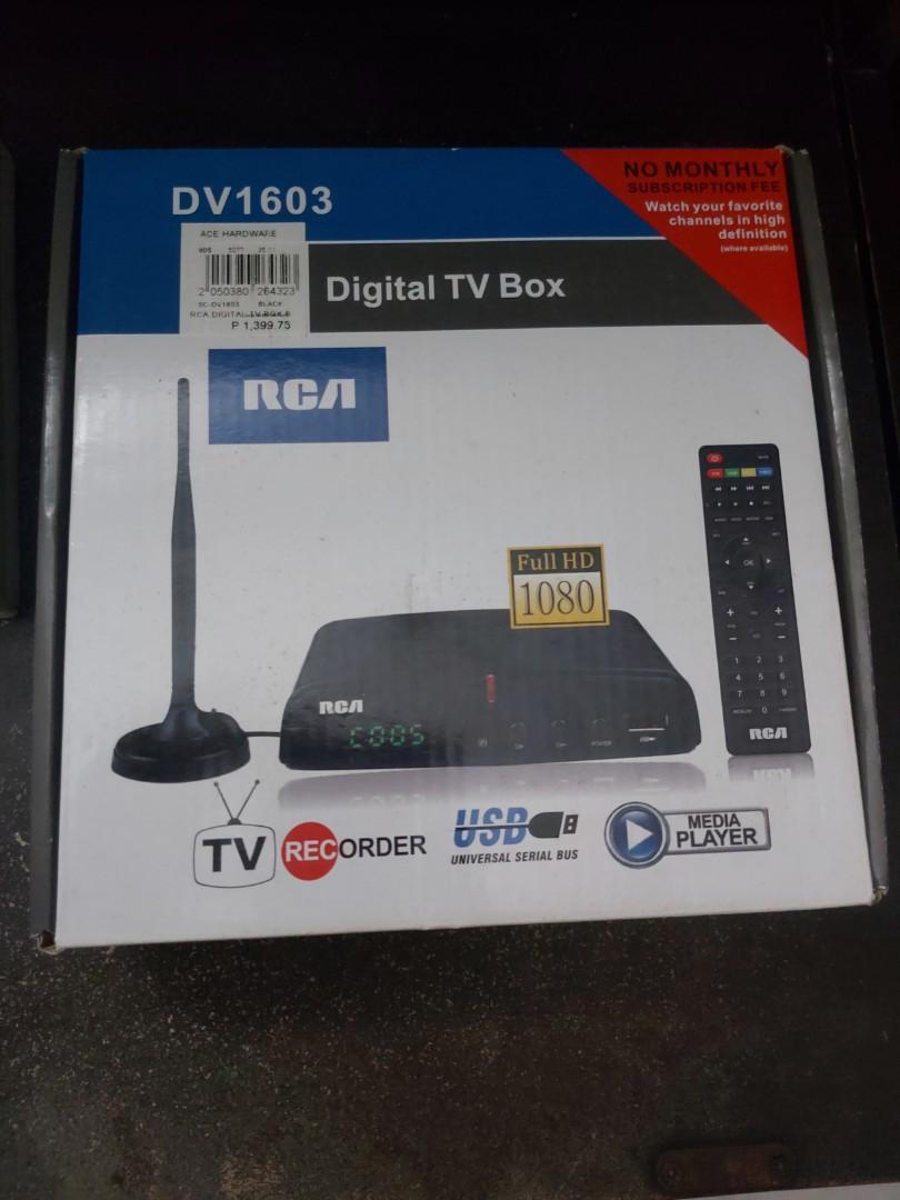 RCA Digi Box, TV & Home Appliances, TV & Entertainment, Entertainment ...