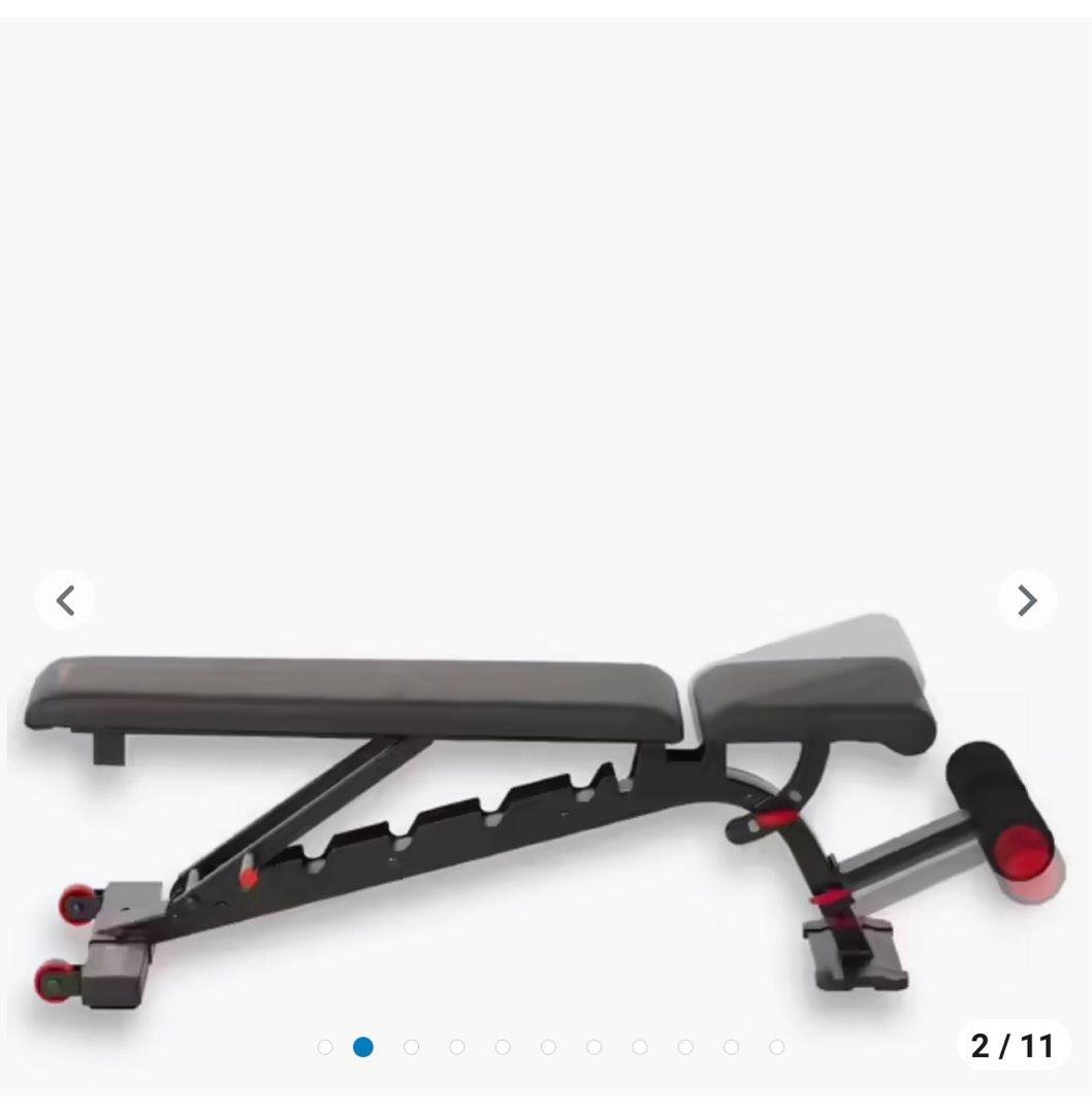 Reinforced Flat/Inclined Weights Bench, Sports Equipment, Other Sports ...