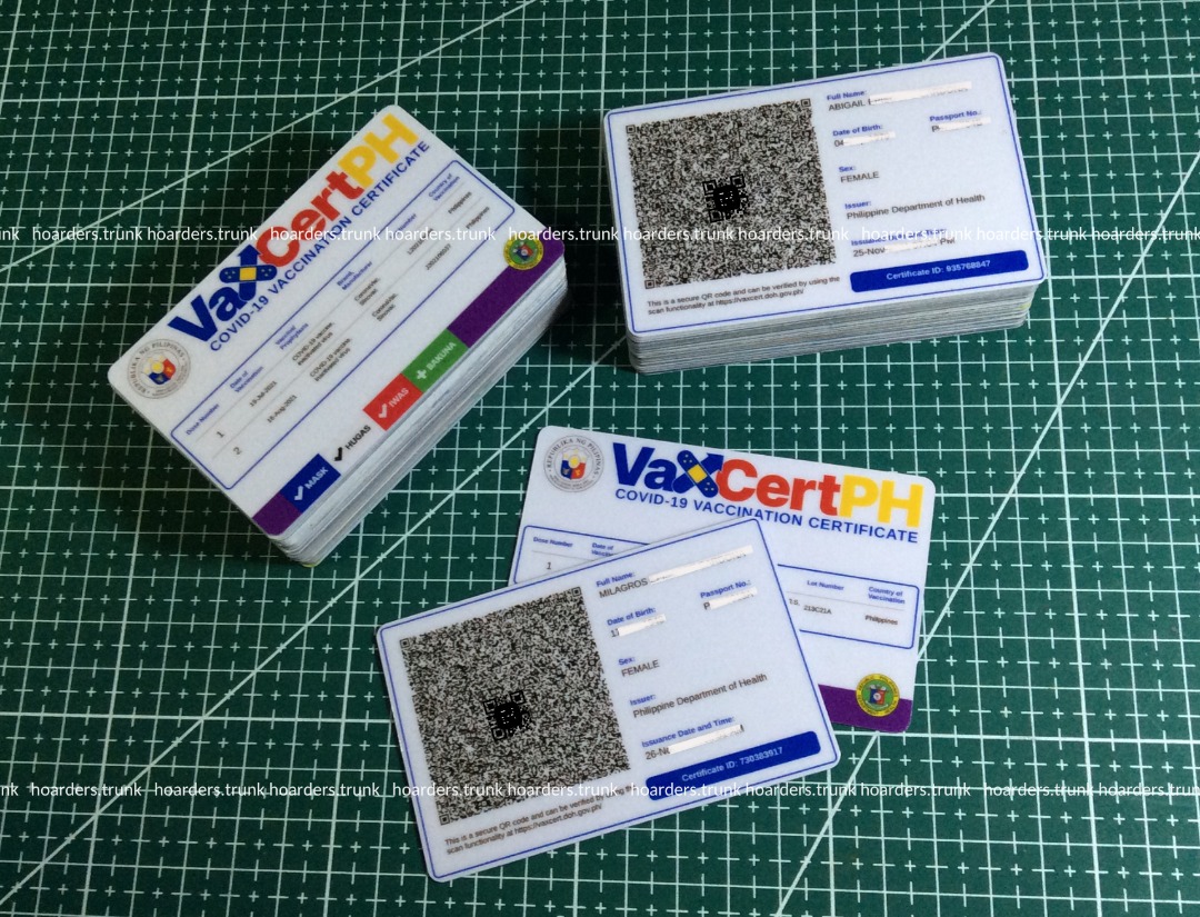resize and print your vaxcert on pvc id card / non-fading, Computers ...