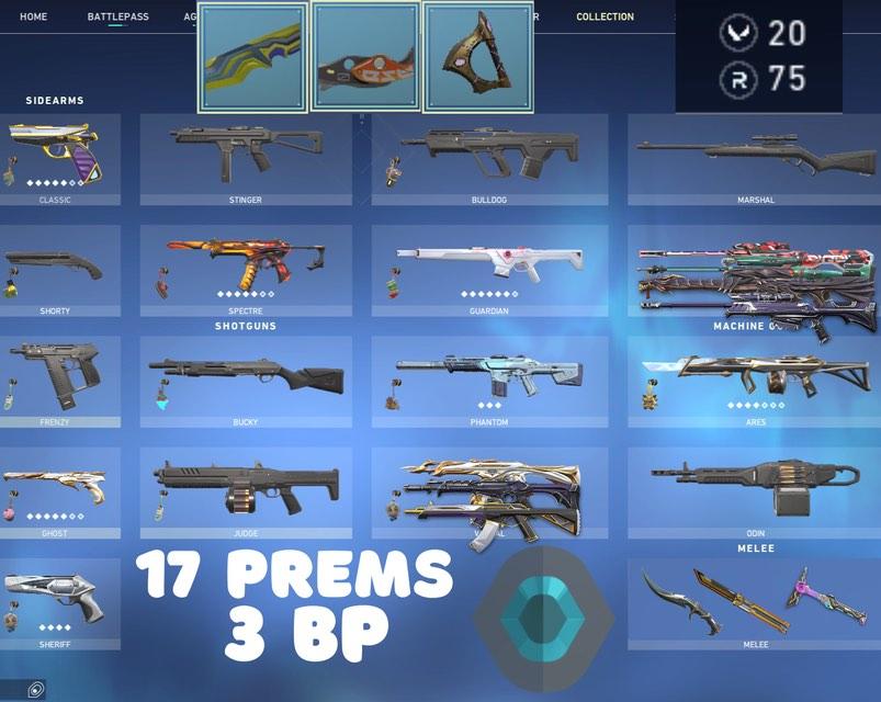 RGX FIREFLY 17 PREMIUM SKINS + 3BP VALORANT ACCOUNT//CHEAP, Video ...
