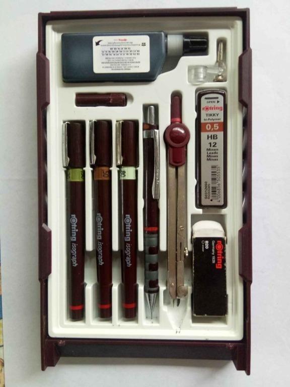 Rotring Master Set, Hobbies & Toys, Stationary & Craft, Art & Prints on ...