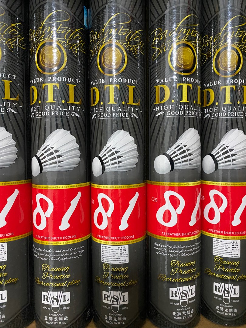 RSL DTL81 shuttle cock for sell!, Sports Equipment, Sports & Games, Racket & Ball Sports on ...