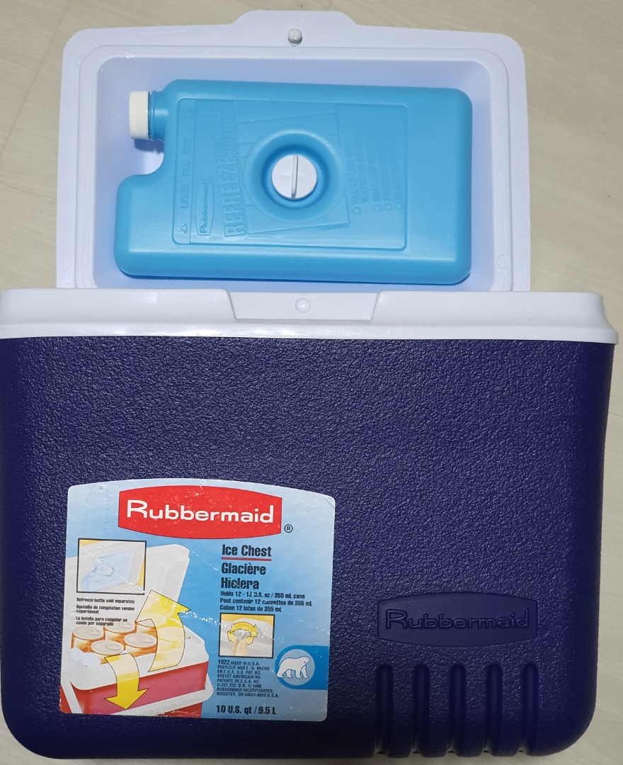 Rubbermaid Cooler / Ice Chest 9.5L capacity., Sports Equipment, Hiking ...