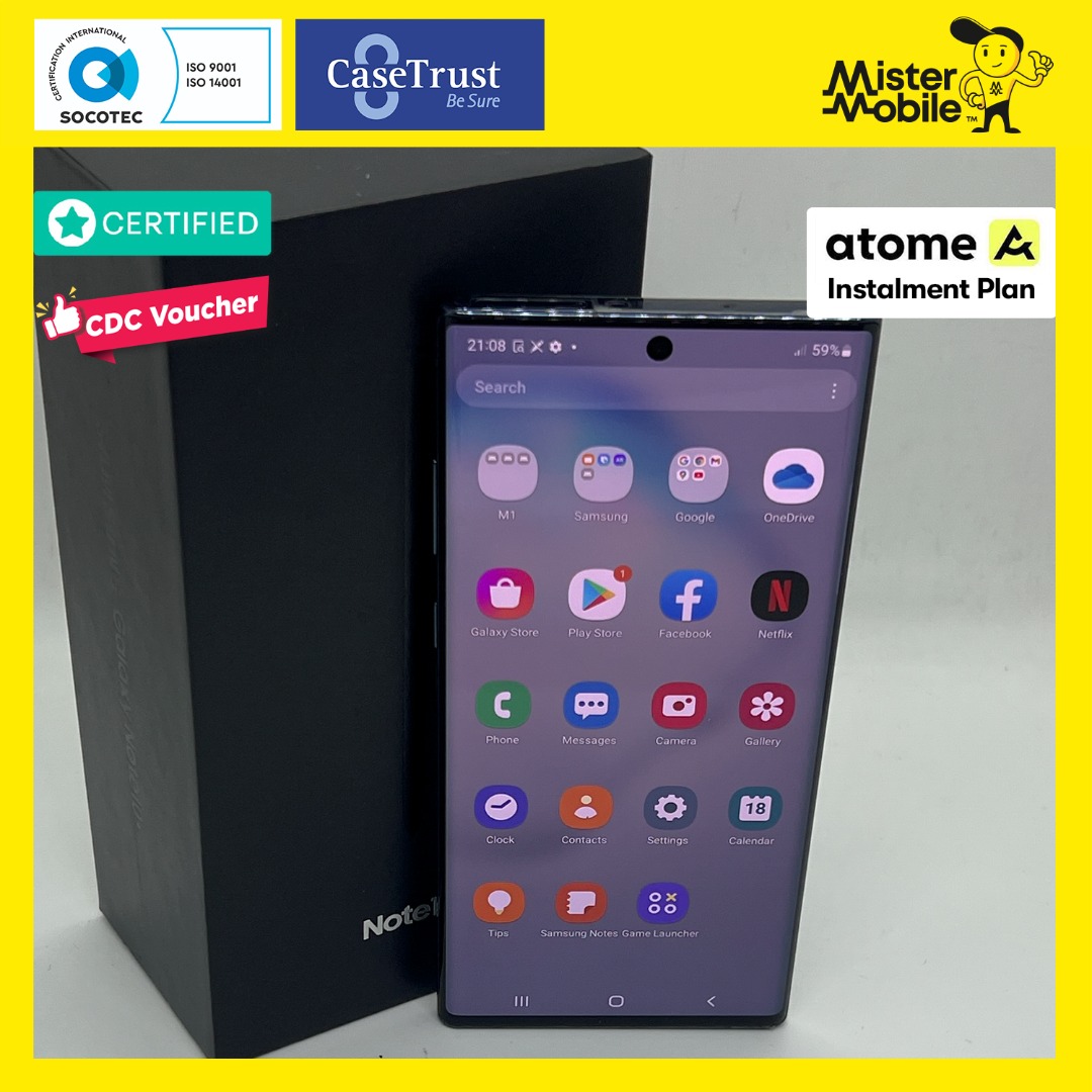 Samsung Galaxy Note 10+ Plus 256 256GB Aura Black Local Used, Mobile Phones & Gadgets, Mobile ...