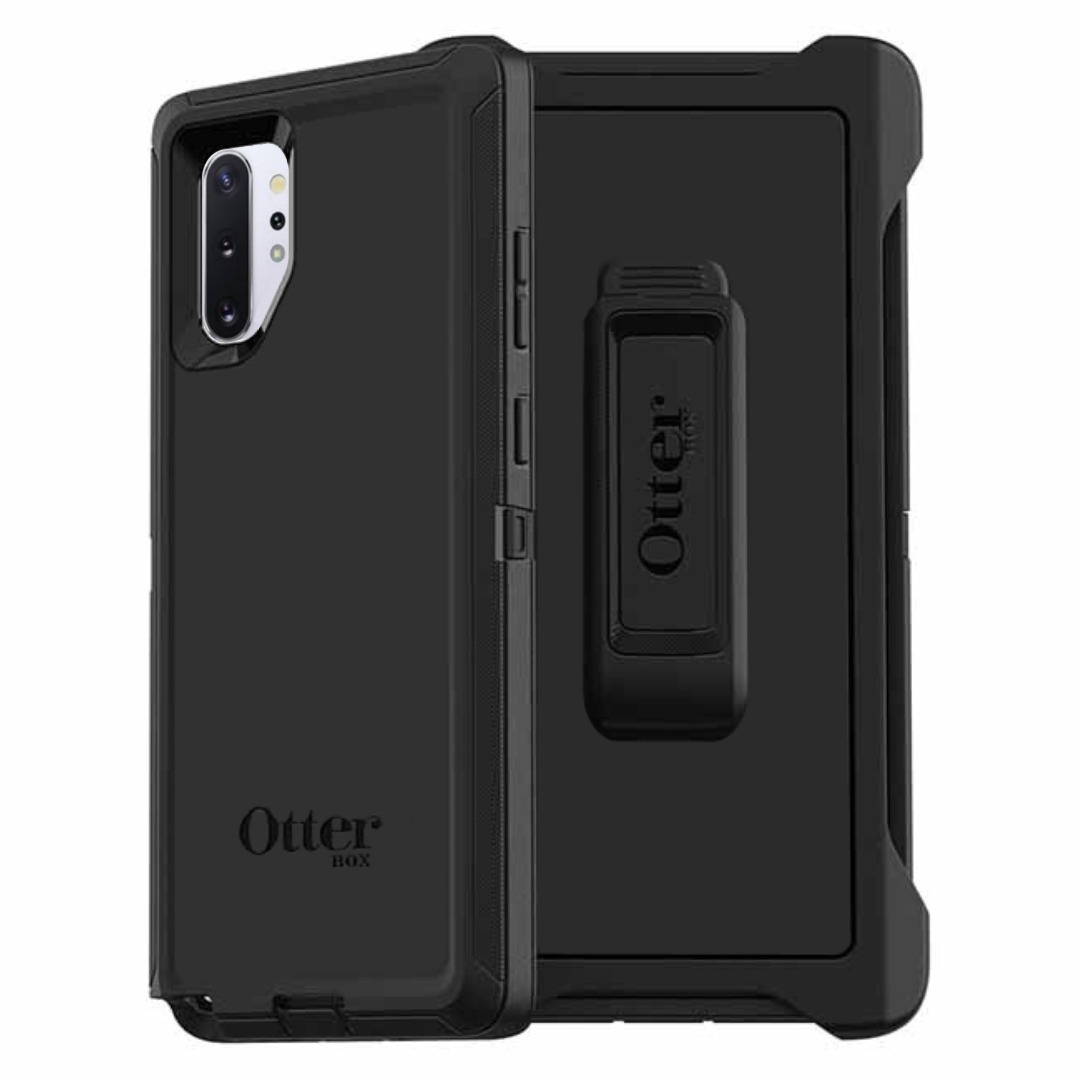 Samsung Note 10 Plus OtterBox Defender Shockproof Case (Black) Otter ...