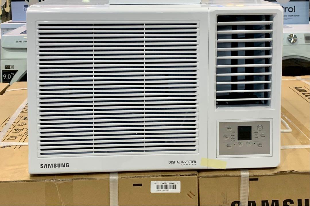 SAMSUNG WINDOW TYPE AIRCON INVERTER TYPE, TV & Home Appliances, Air ...