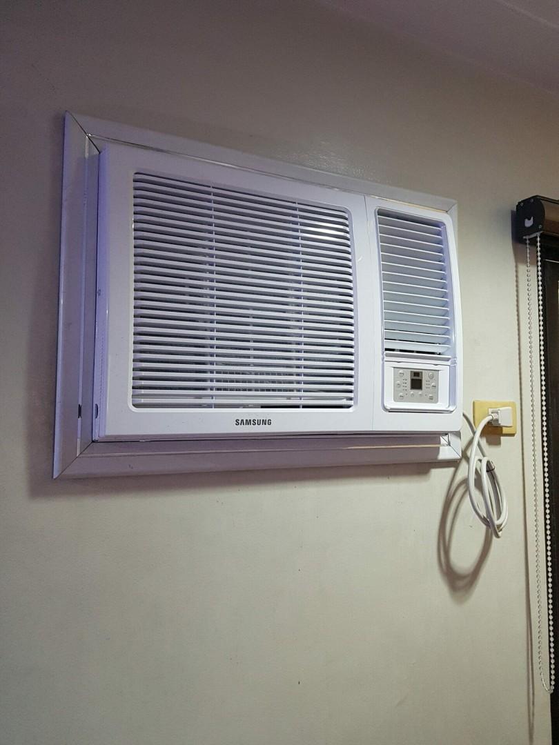 SAMSUNG WINDOW TYPE AIRCON INVERTER TYPE, TV & Home Appliances, Air ...