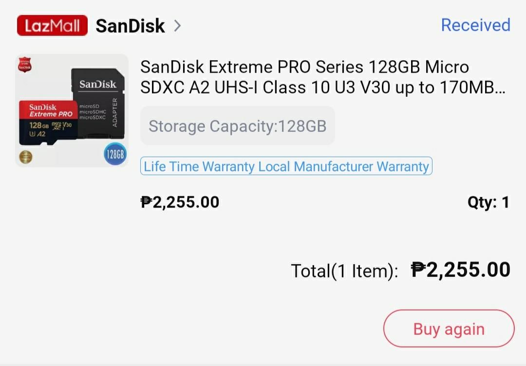 SanDisk Extreme Pro 128gb, Mobile Phones & Gadgets, Mobile & Gadget Accessories, Memory & SD ...