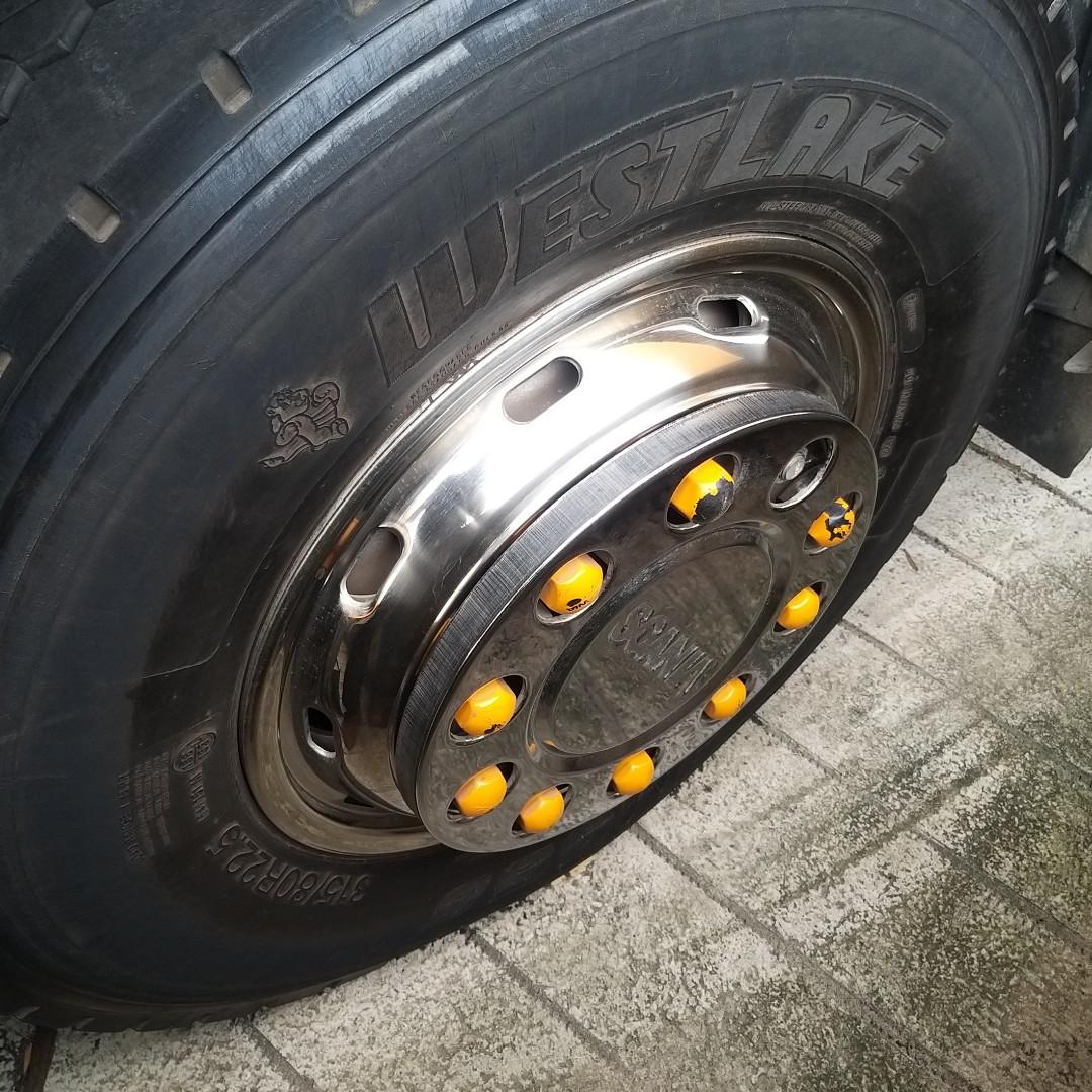 Scania Chrome Rim cover, Car Accessories, Accessories on Carousell