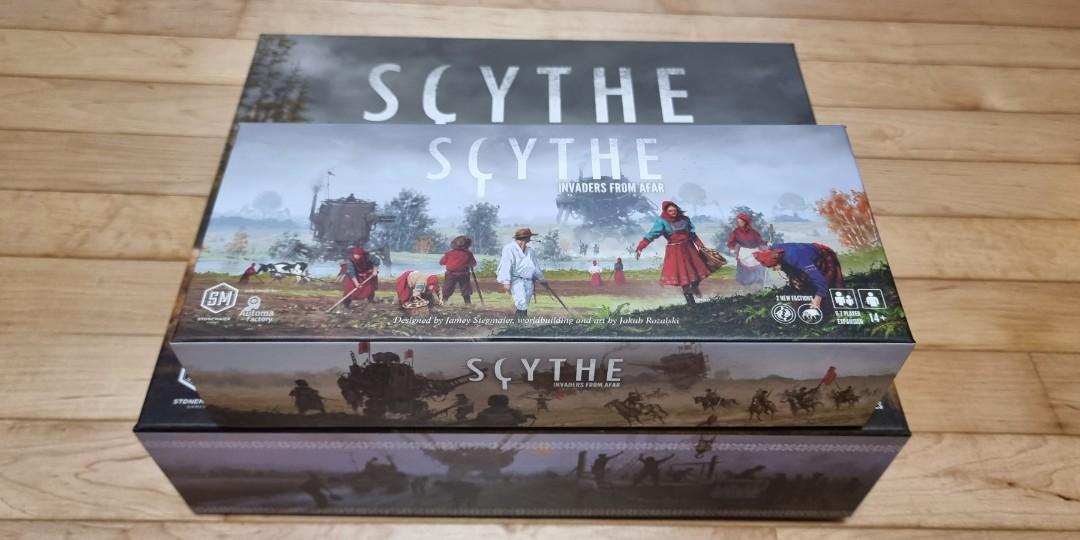 SCYTHE (Main) + SCYTHE Invaders from AFAR (Expansion) board game ...