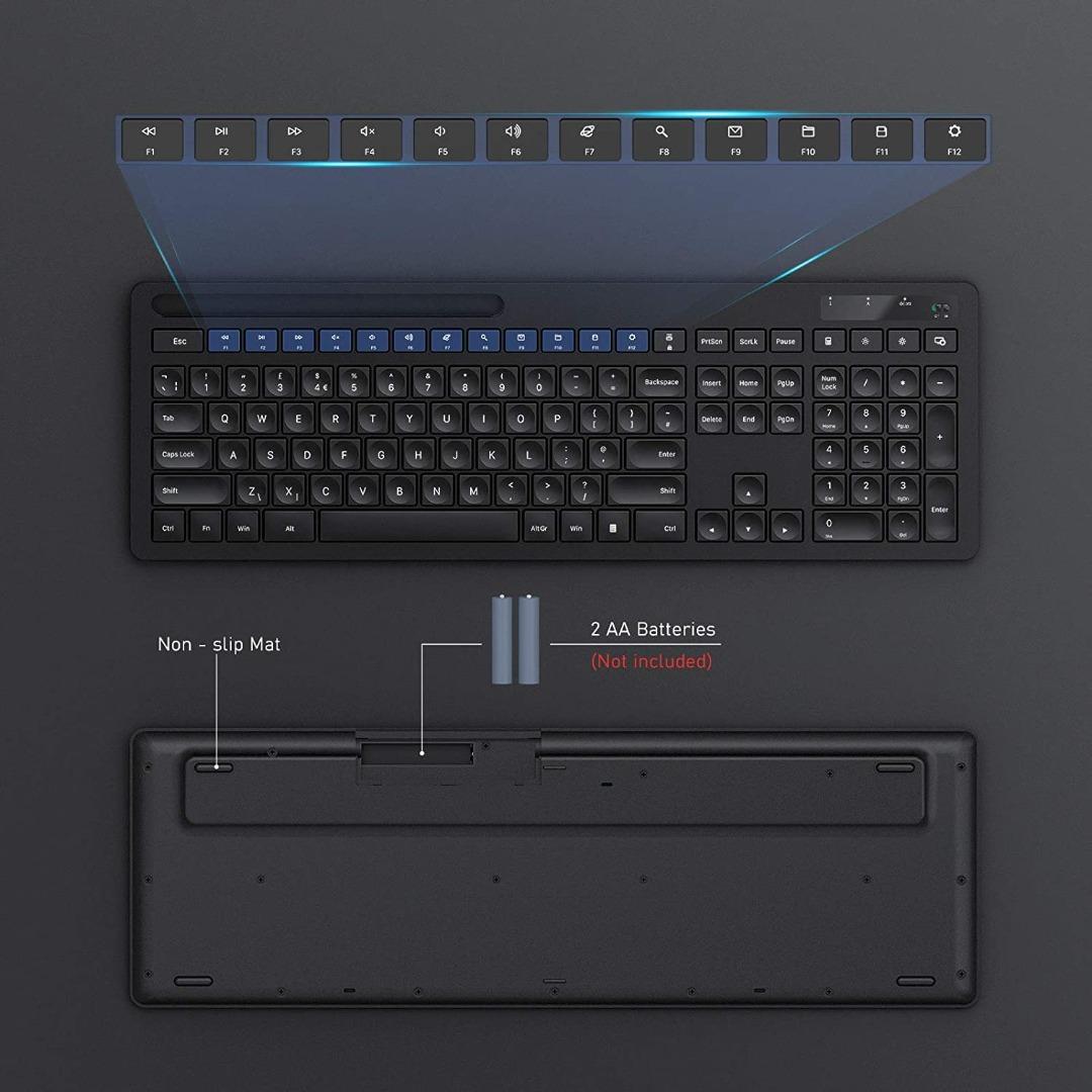Seenda SK60 | 2.4ghz, Battery Powered, Wireless Keyboard & Mouse Combo ...