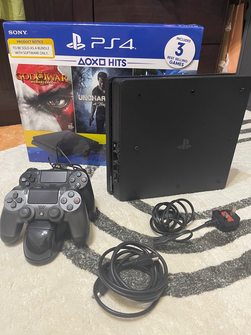 Selling PS4 500GB with Pre Installed Monster Hunter World & 2 Original ...