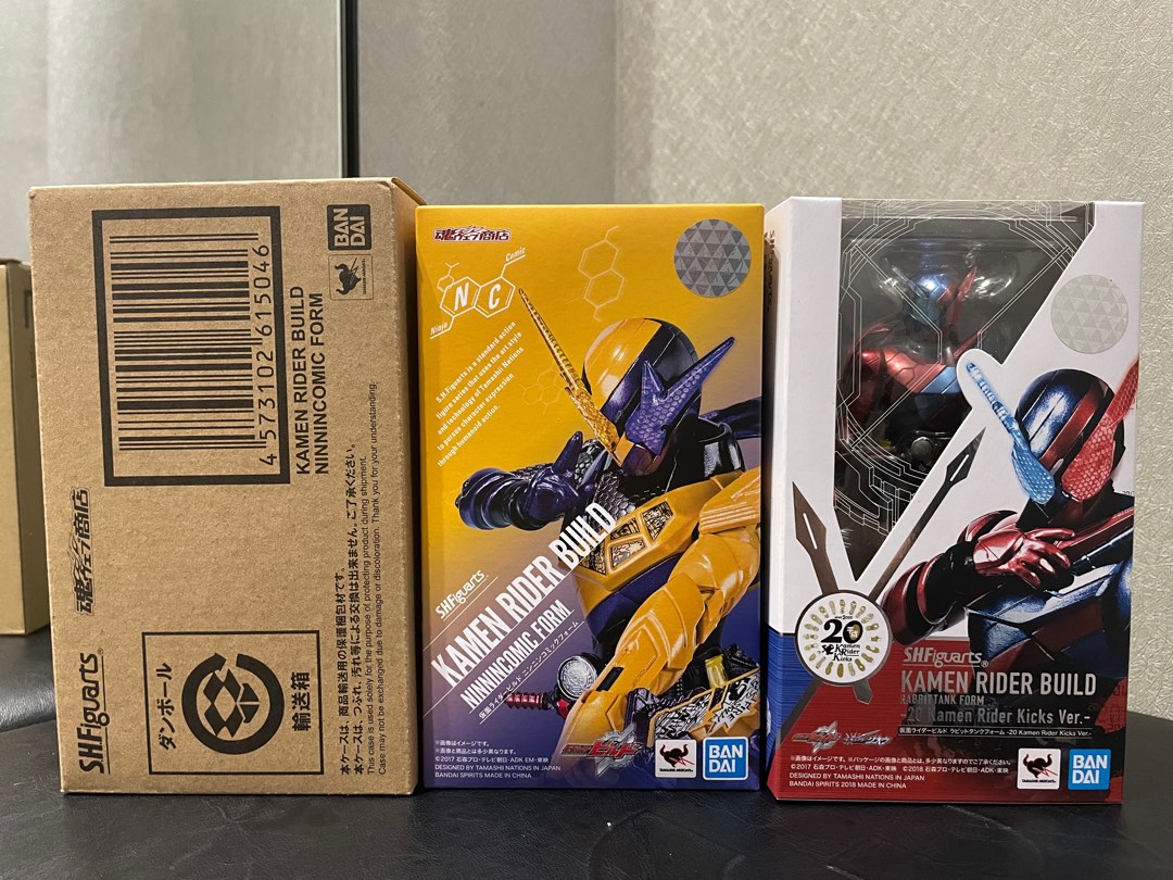 『一對不散』『齊件齊說明書』SHF Kamen Rider Build 幪面超人build rabbit tank rabbittank ...