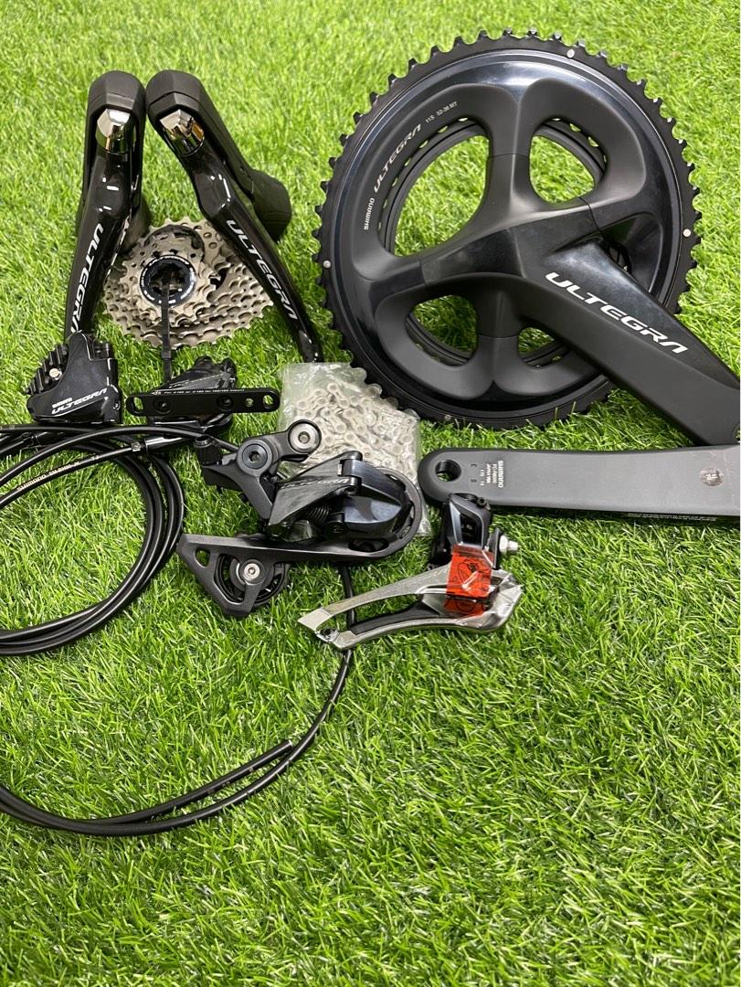 Shimano ultegra r8020 hydraulic disc groupset mix kmc 11 speed chain, Sports Equipment, Bicycles ...