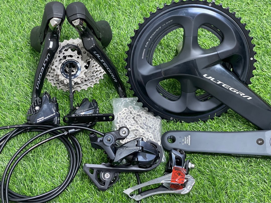 Shimano ultegra r8020 hydraulic disc groupset mix kmc 11 speed chain, Sports Equipment, Bicycles ...
