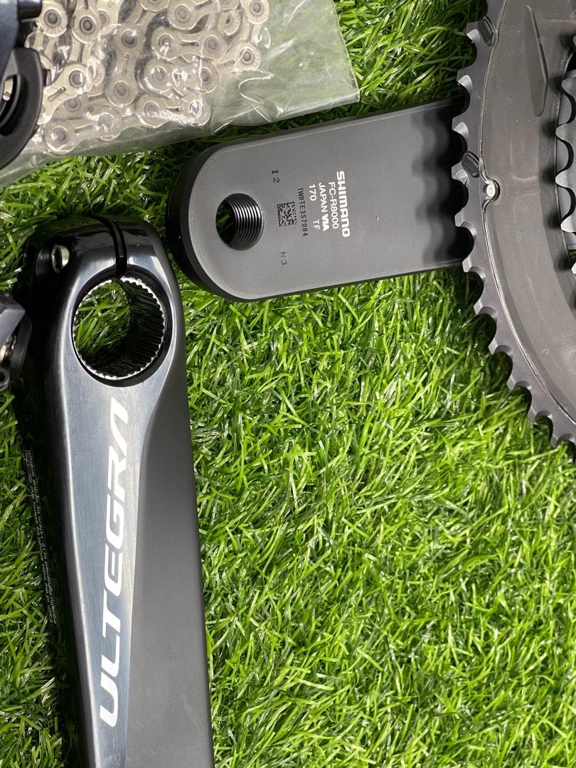 Shimano ultegra r8020 hydraulic disc groupset mix kmc 11 speed chain ...