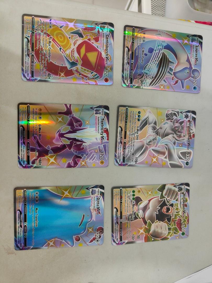 shiny vmax cards, Hobbies & Toys, Toys & Games on Carousell