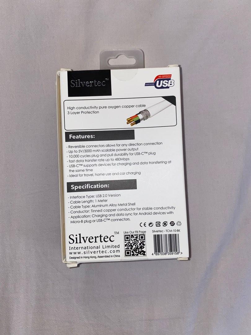 Silvertec USB A to Micro USB + USB C, Mobile Phones & Gadgets, Mobile ...