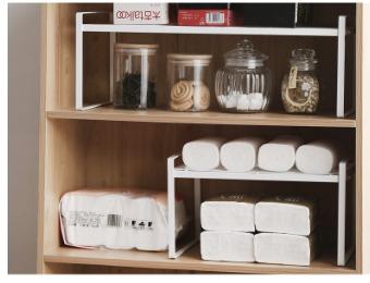 Simple Stackable Kitchen Rack Organizer / Simple Spice Rack / Space ...