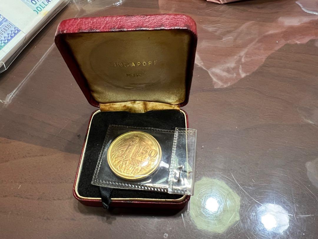 Singapore 1969 gold coin, Hobbies & Toys, Memorabilia & Collectibles ...