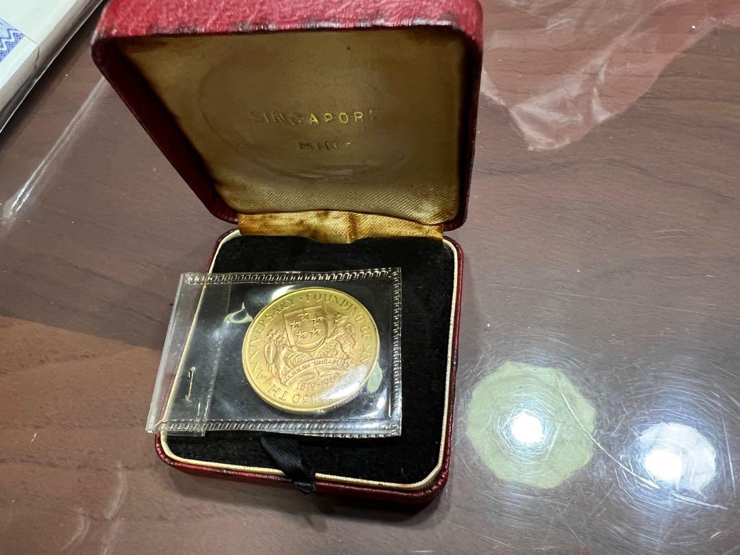 Singapore 1969 gold coin, Hobbies & Toys, Memorabilia & Collectibles ...
