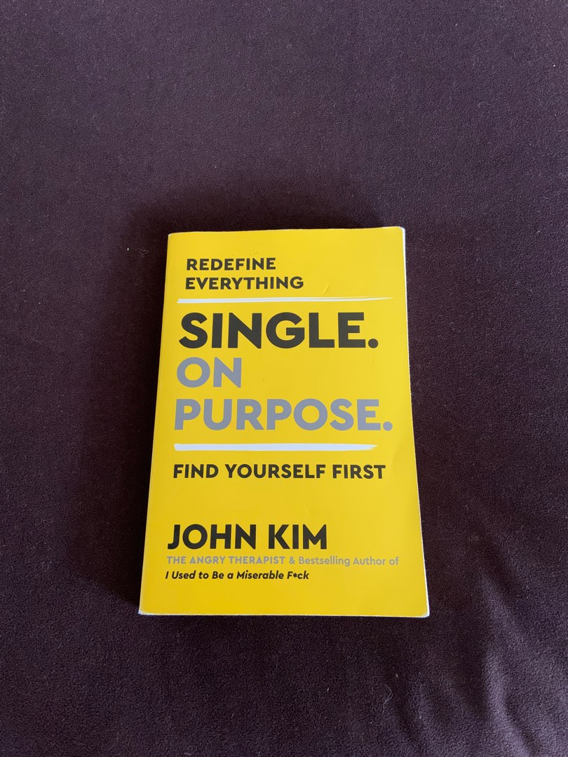 Single on Purpose by John Kim, Hobbies & Toys, Books & Magazines ...