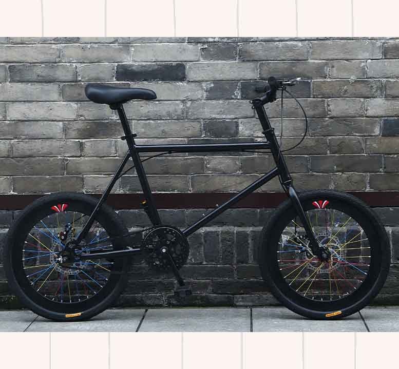 Single Speed 20 Inch Mini Velo Black Lightweight Bicycle 20" Road bike ...