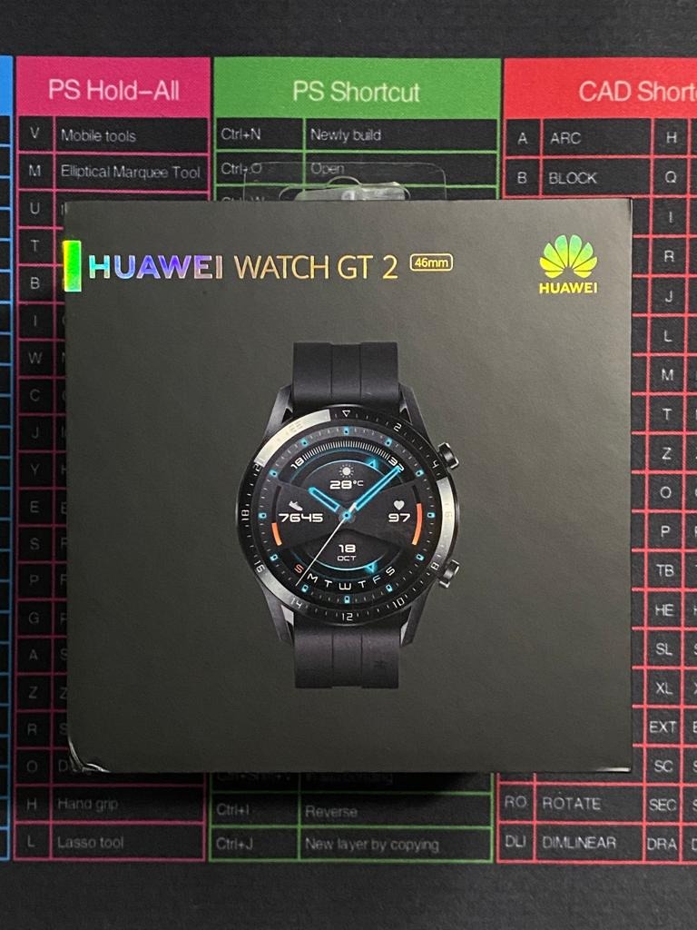Smartwatch Huawei Watch GT 2 model LTN-B19 46mm, Men's Fashion, Watches ...