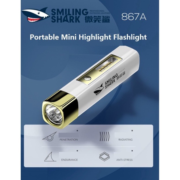 Smiling Shark 867A LED Flashlight Mini Torchlight BWZ1110, Hobbies ...