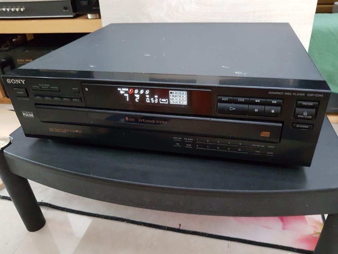 Sony 5 Disc CD Player model: CDP-C 345, Audio, Other Audio Equipment on ...