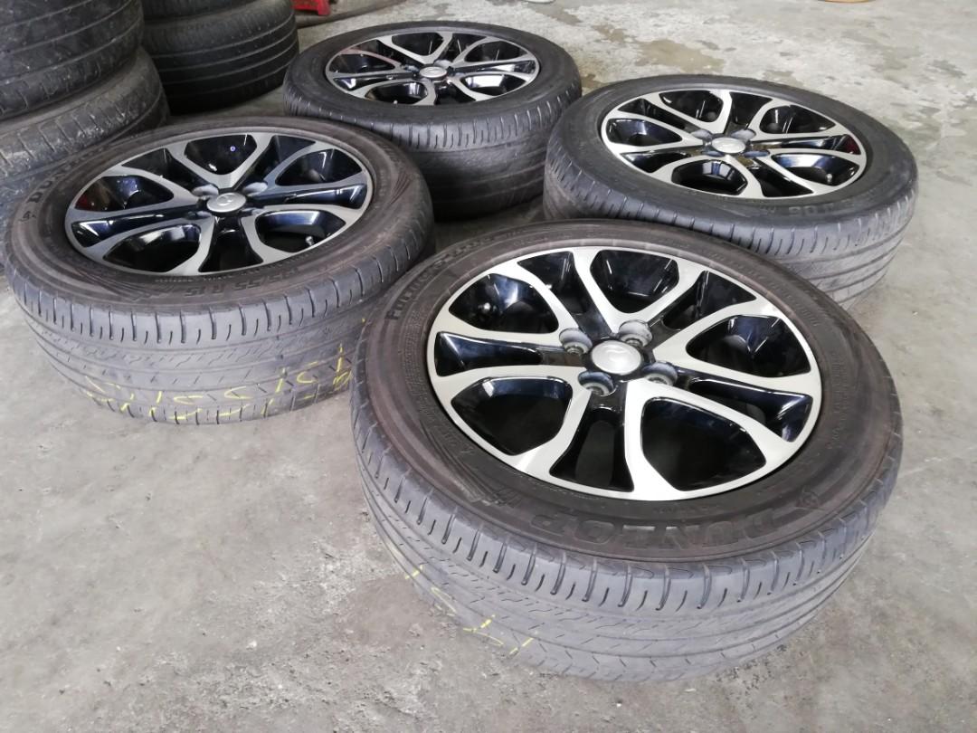 Sport rim second myvi axia bezza 15 inch, Auto Accessories on Carousell