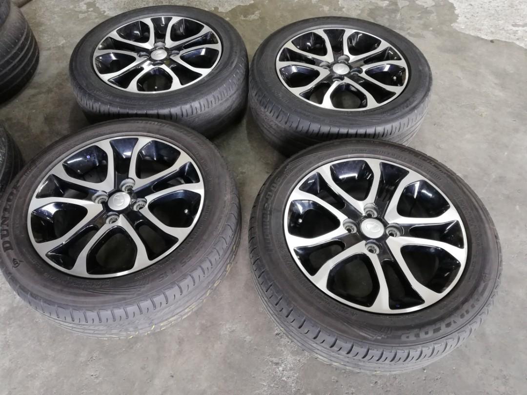Sport rim second myvi axia bezza 15 inch, Auto Accessories on Carousell