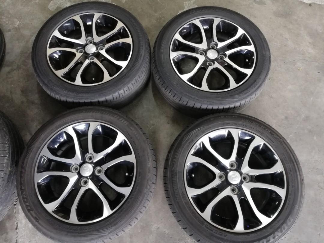 Sport rim second myvi axia bezza 15 inch, Auto Accessories on Carousell