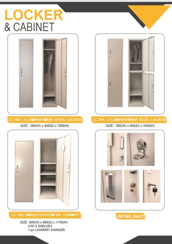 Steel Locker - 2 Compartment, Furniture & Home Living, Furniture ...