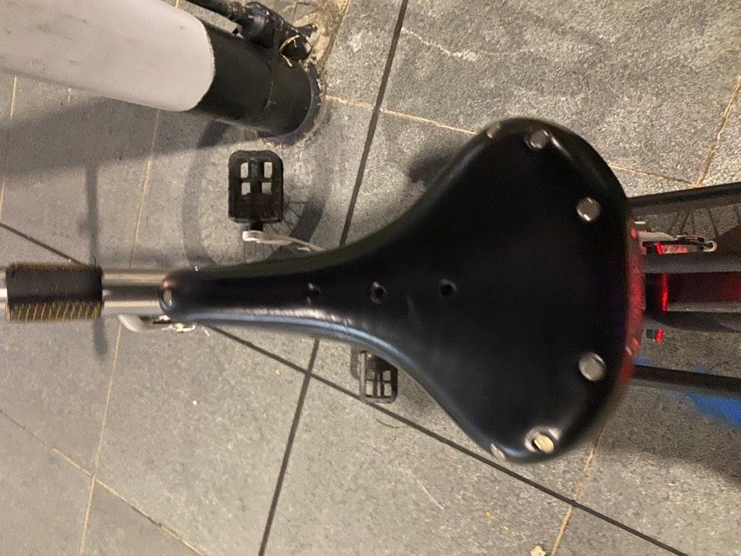 Strida foldable bike with Brooks Saddle(B67) with Innova wheels, Sports Equipment, Bicycles ...