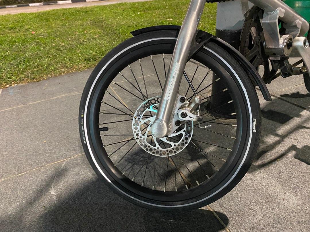 Strida foldable bike with Brooks Saddle(B67) with Innova wheels, Sports ...