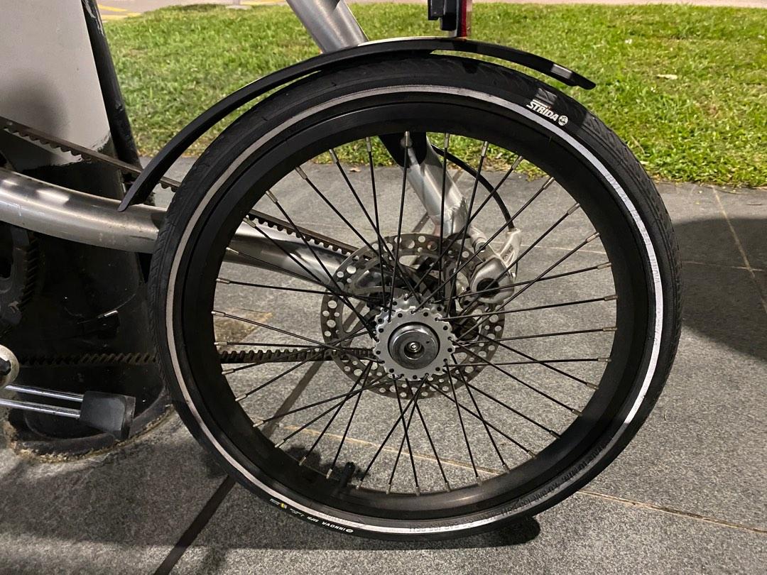 Strida foldable bike with Brooks Saddle(B67) with Innova wheels, Sports Equipment, Bicycles ...