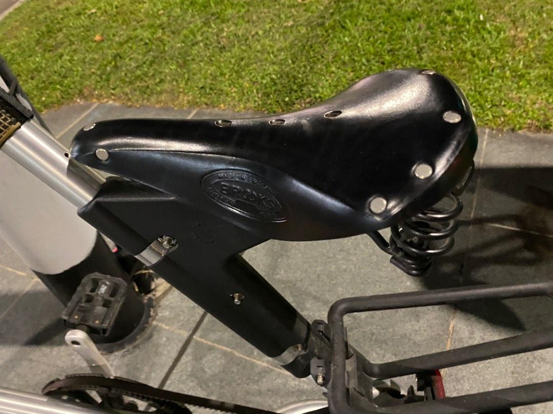 Strida foldable bike with Brooks Saddle(B67) with Innova wheels, Sports Equipment, Bicycles ...