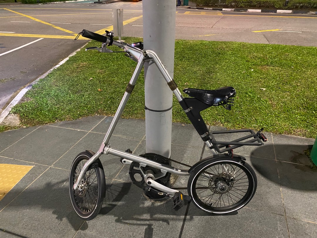 Strida foldable bike with Brooks Saddle(B67) with Innova wheels, Sports ...