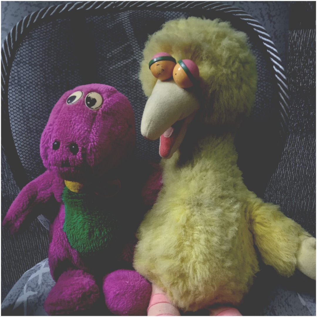 Stuffed Toy - Barney and Big Bird | for children, Hobbies & Toys, Toys ...